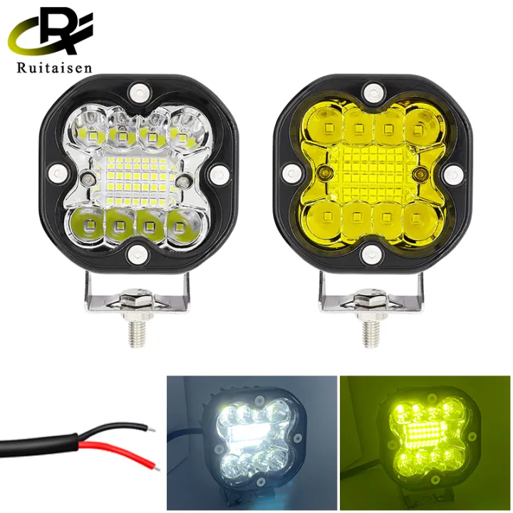 3 Inch 12V 24V 45W Headlights Spot Flood Combo LED Light Bar for Truck ...