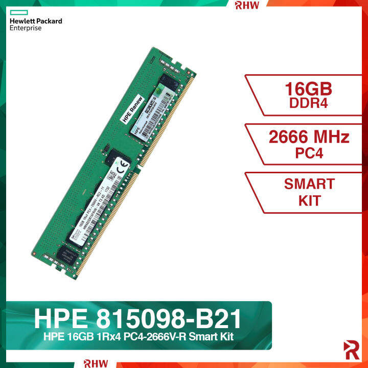 HPE RAM 16GB (1x16GB) Single Rank x4 DDR4-2666 CAS-19-19-19 Registered ...