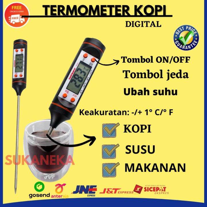 Thermometer Masak Dan Kopi Digital Termometer Alat Ukur Suhu Air ...
