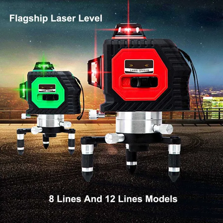 King Kai Mesin Self Leveling 8 Line Laser Meter 3D High-precision ...
