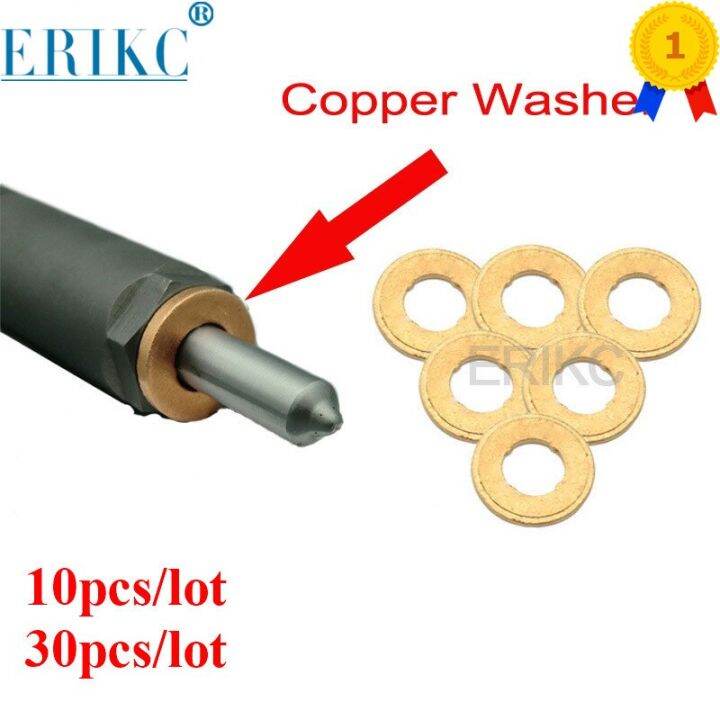 10PCS 9001 850D 9001-850D Injector Copper Washer Size: 7.1*15*2.5Mm ...