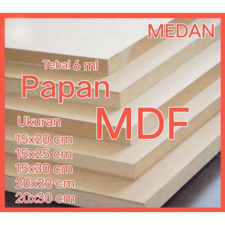 PAPAN MDF UKURAN 15 X 30 CM COD MEDAN | Lazada Indonesia