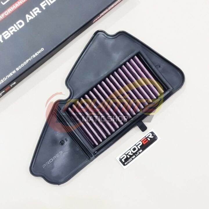 Hybrid Air Filter Udara Proper Racing Genio New Beat Deluxe Scoopy K2F ...