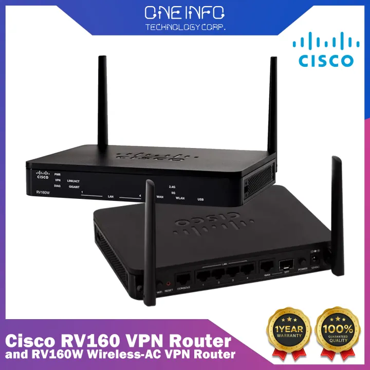 Cisco RV160 VPN Router and RV160W Wireless-AC VPN Router | Lazada PH