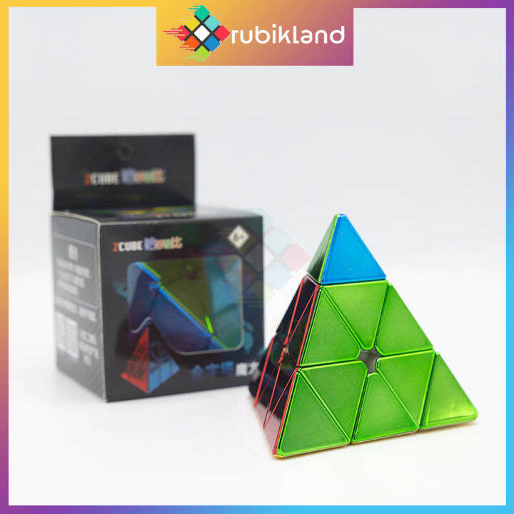 Rubik ZCube Metallic Pyraminx M Mạ Màu Kim Loại Tam Giác Có Nam Châm Rubic Kim Tự Tháp Đồ Chơi ...