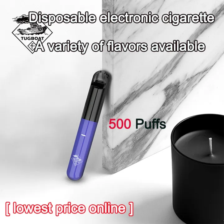 Puff Plus Disposable Electronic Cigarettes Bottom glow 500 Puffs Many ...