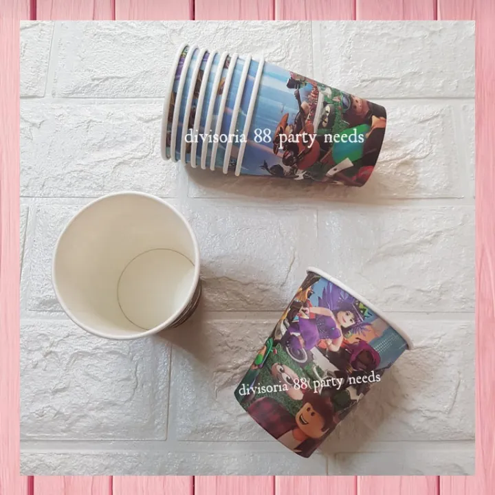 [DV88] ROBLOX Paper Cup | Lazada PH