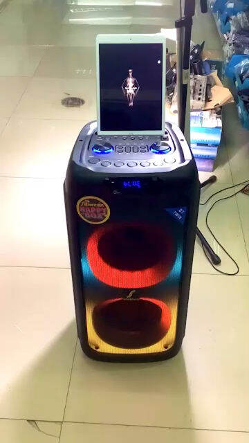 ส่งฟรี SHERMAN APS-121 ตู้ลำโพงบลูทูธล้อลาก ขนาด 8 นิ้ว | Lazada.co.th