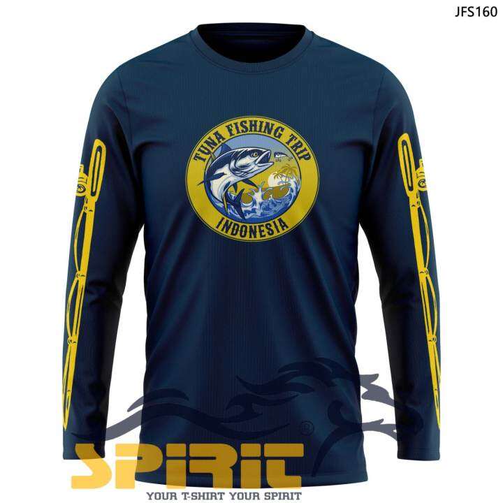 kaos baju mancing ikan tuna fishing trip indonesia bahan katun 24s ...