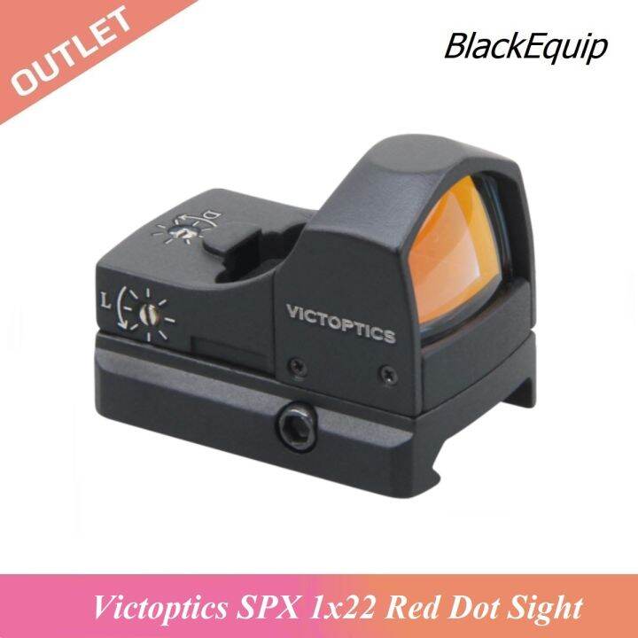 Victoptics SPX 1x22 Red Dot Sight 3.5MOA Dot Size 6 levels Intensity ...