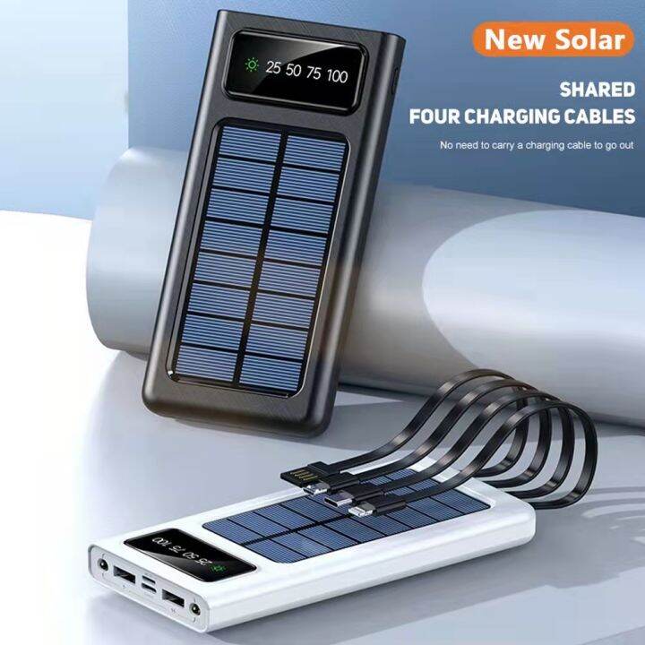 Solar Power Bank solar energy powerbank Fast Charging Solar energy ...