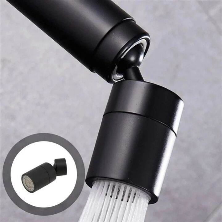 METALL 2 Mode Water Faucet Aerator 360° Rotary Splashback Tap Nozzle ...