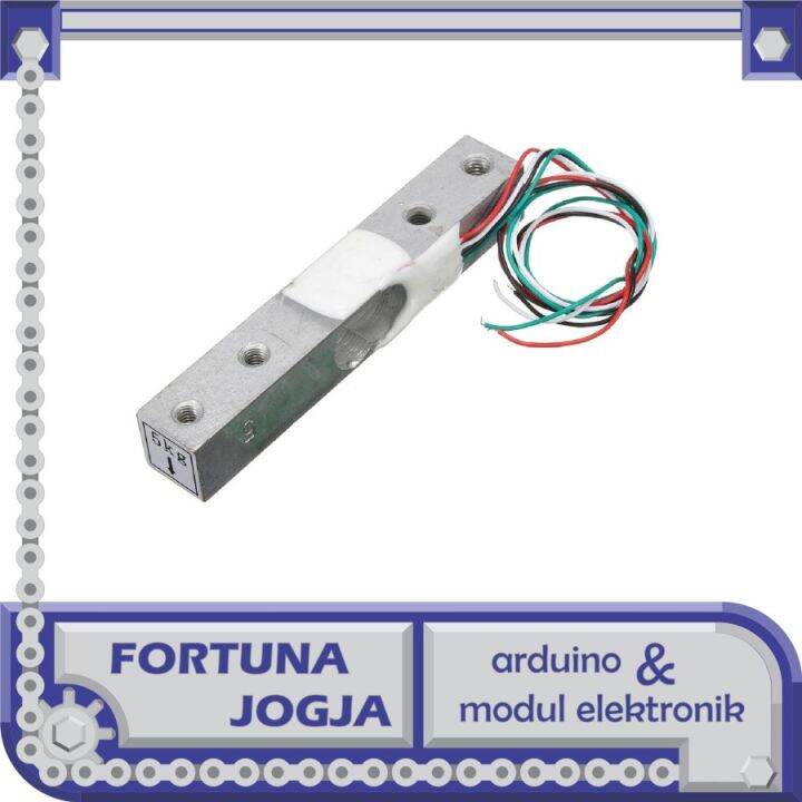 Load Cell 1kg 5kg 10kg 20kg Sensor Berat Weight Sensor Strain Gauge 4 ...