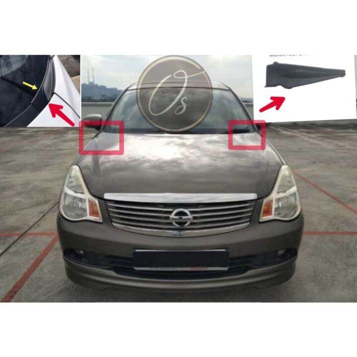 NISSAN SYLPHY G11 FRONT SIDE WINDSCREEN GRILLE COVER Wiper Panel Towing ...