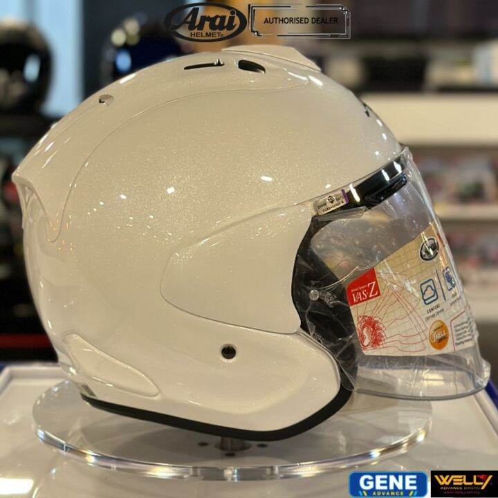 ARAI VZ RAM Glass White Open Face Jet Helmet 100% Original From ...