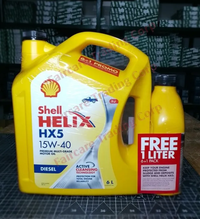 Shell Helix Diesel HX5 15W-40 Premium Multigrade Diesel Engine Oil ...