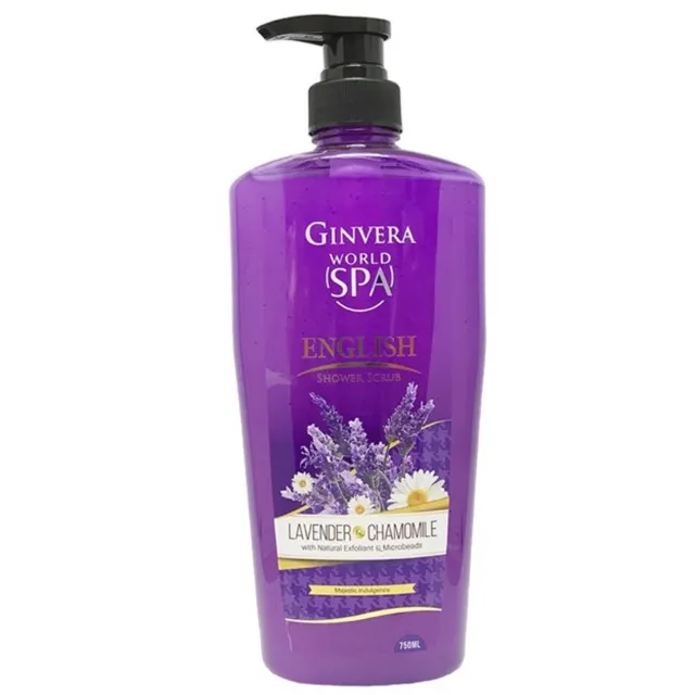 {Ready Stock} Ginvera World Spa Shower Scrub 750ML 100% Original | Lazada