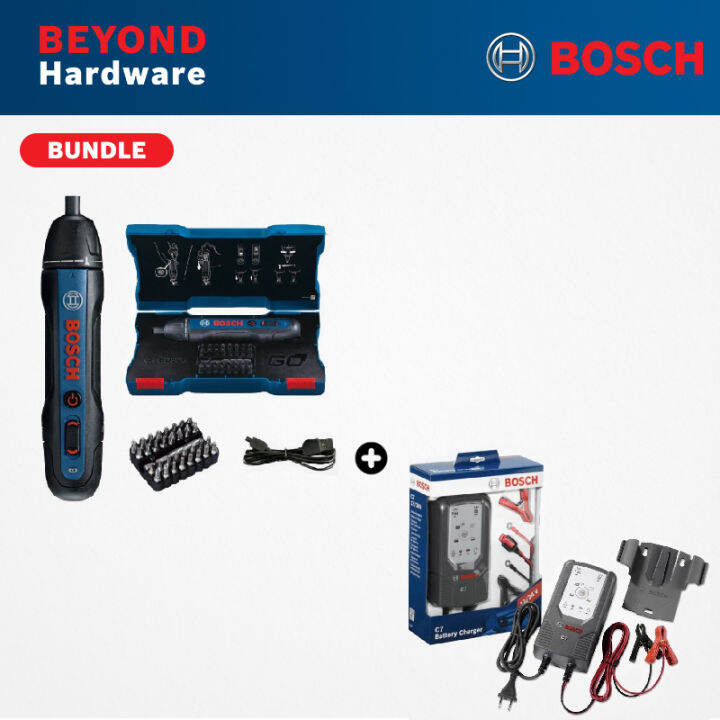 BOSCH [Bundle] GO 2 Kit Smart Screwdriver + BOSCH C7 Fully Automatic ...