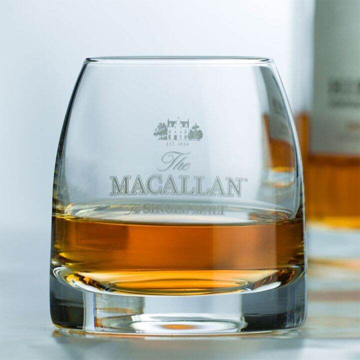 Scotch single malt glass whiskey glass foreign wine glass crystal heavy ...