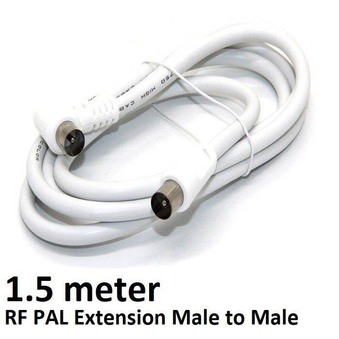 1.5 meter RF Male to Male Coaxial Cable | Lazada