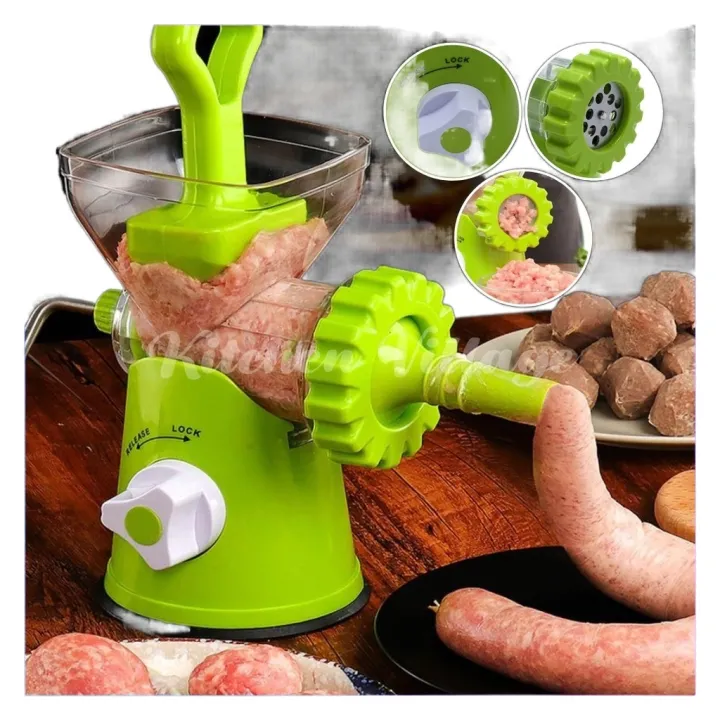 Kitchen Manual Meat Mincer Food Grinder Chopper Mince Beef Maker Hand ...