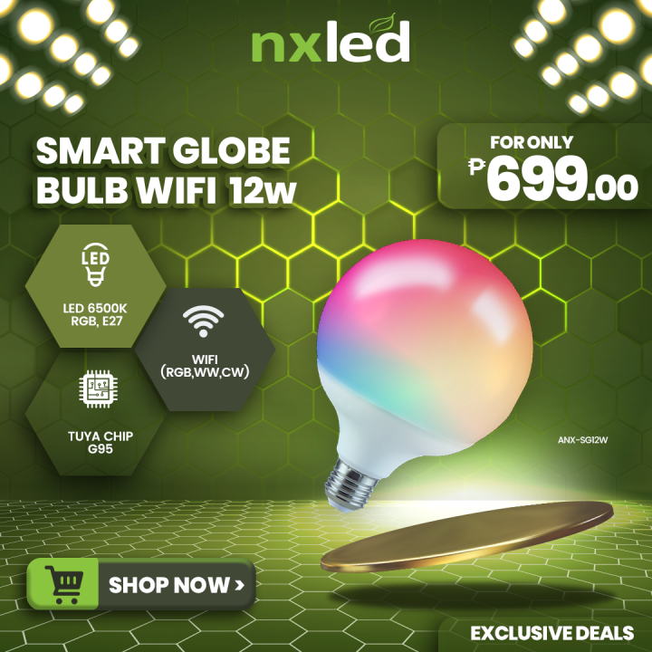 Nxled Smart Globe Bulb Wifi (ANX-SGB12W) | Lazada PH
