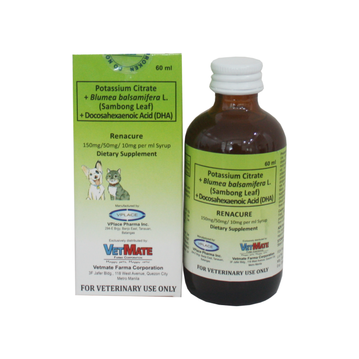 Renacure Syrup (Dietary Supplement) for Dogs & Cats 60ml | Lazada PH