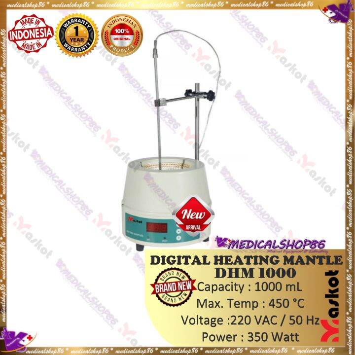 DHM-1000 DIGITAL HEATING MANTLE 1000mL. MASKOT | Lazada Indonesia