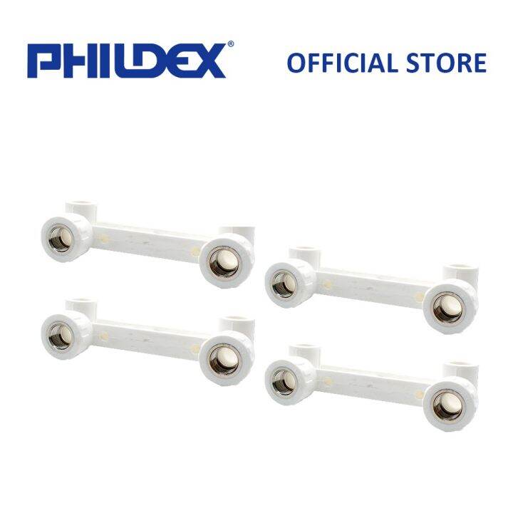 Phildex PPR Fittings Double Elbow 20x1/2 4pcs. | Lazada PH