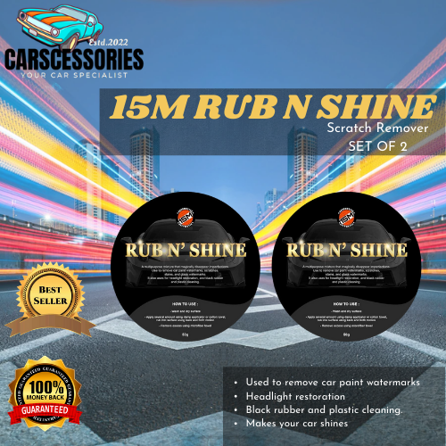 (SET OF 2) 15M RUB N SHINE / CAR PRODUCTS AUTOMOTIVE CARE WASH & WAXES ...