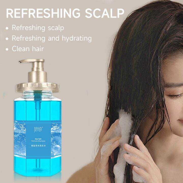 veryday# 500ML Sea Salt Shampoo Control Anti Dandruff Psoriasis for Scalp Itching Hair Treatm ...