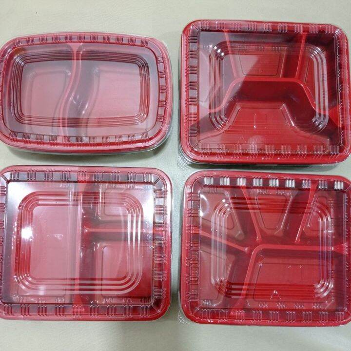 ins recommend Disposable Bento Boxes 1 2 3 4 5 Compartments with Lid ...