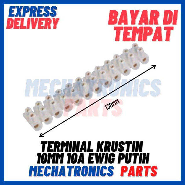 [DEV-9443] TERMINAL KRUSTIN 10MM 10A EWIG PUTIH | Lazada Indonesia