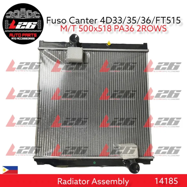 Fuso Canter 4D33 4D35 4D36 FT515 M/T PA36 2ROW Radiator Assembly (POLAR ...