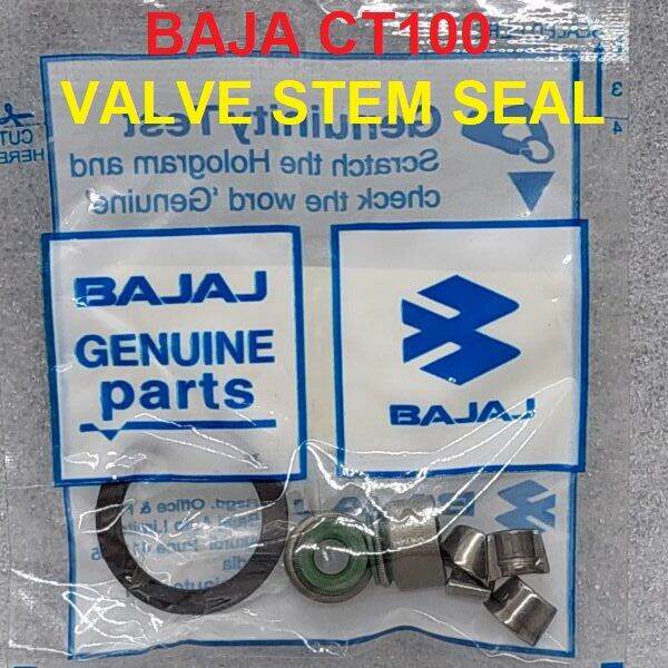 [KV] Bajaj CT100 / ROUSER / BOXER CT150 Genuine VALVE STEM SEAL SET ...