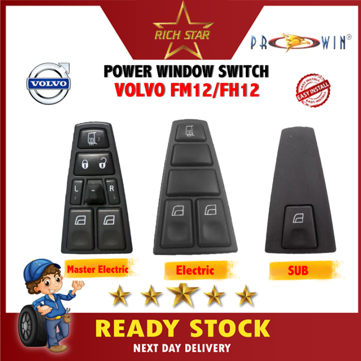 [ VOLVO ( FH/FM12 )LORRY/HEAVY/TRUCK / 24V POWER WINDOW SWITCH MAIN ...