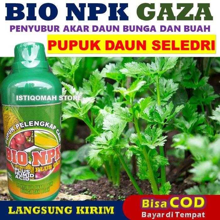 Pupuk Penyubur Akar Daun Bunga dan Buah Tanaman Labu Siam BIO NPK GAZA 500ML Pupuk NPK Cair ...
