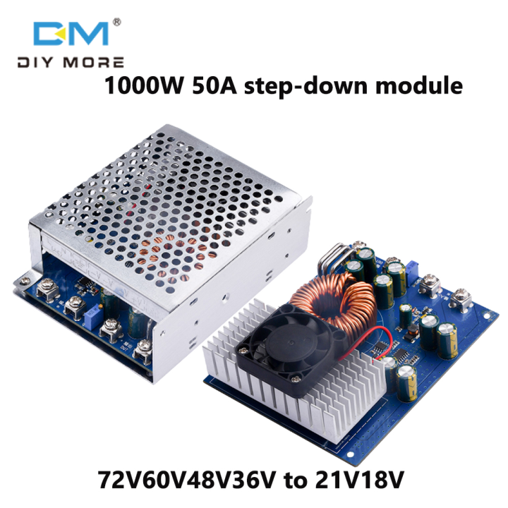 diymore 1000W High Power Voltage Reducer DC 48V 60V 72V Step Down to DC ...