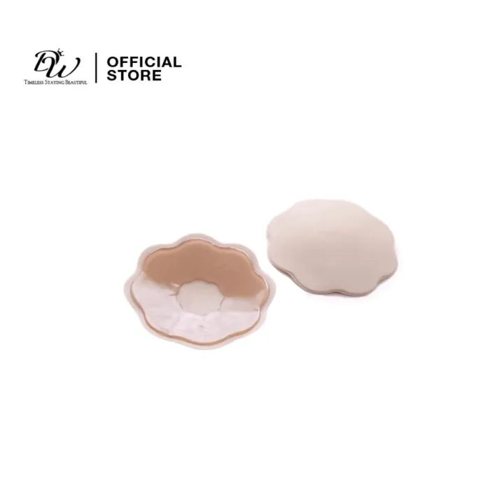 DW 1 Pair Sexy Reusable Invisible Skin Self Adhesive Silicone Nipple ...