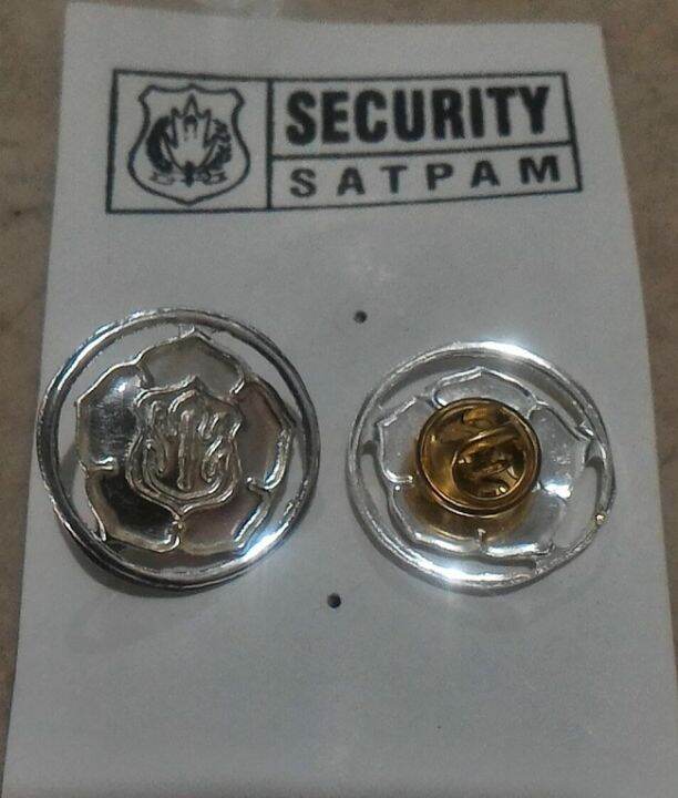 Monogram A.P Satpam Putih atau Kuning | Aksesoris Seragam SATPAM Pria ...