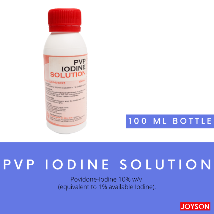 PVP IODINE 10% SOLUTION | Lazada Singapore