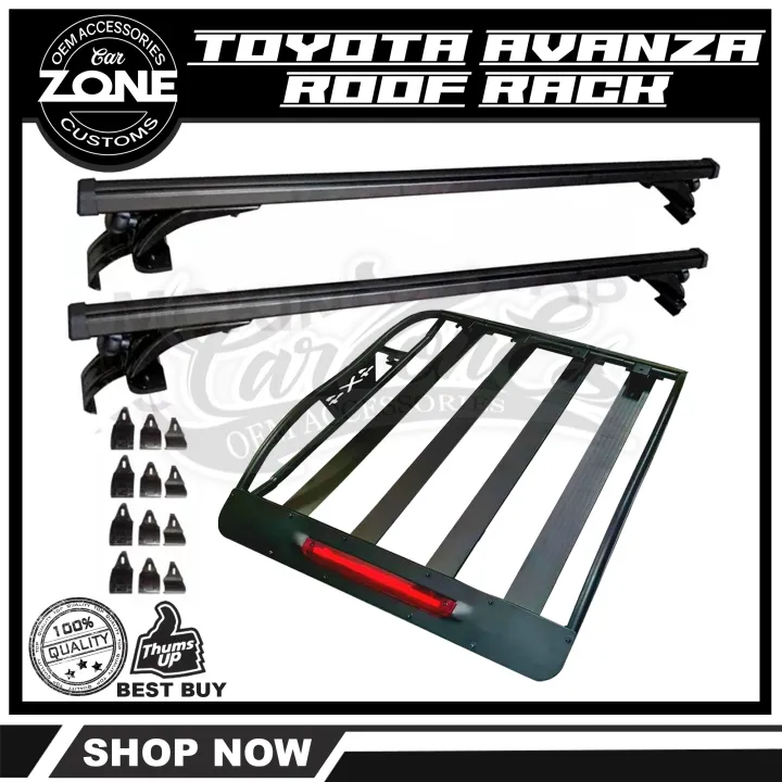 Toyota Avanza 4x4 Aluminum Roof Rack with Red Reflector 50x38 in Size ...