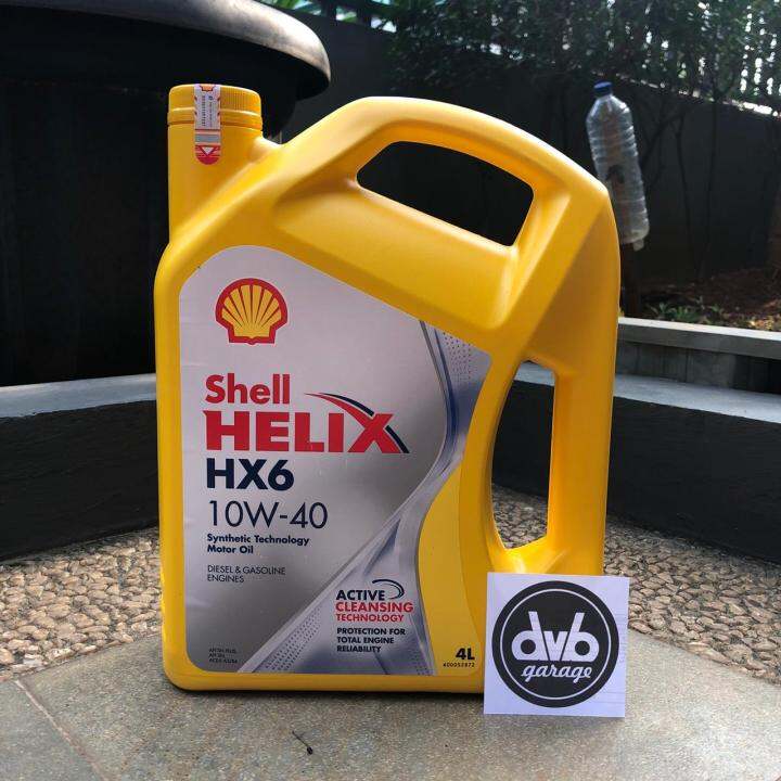 Shell Helix HX6 10W-40 4 Liter | Lazada Indonesia