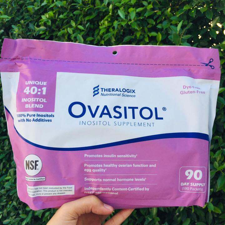 Ovasitol® Inositol Powder Supplement 180 Sachets/ซอง 90 Days/วัน ...