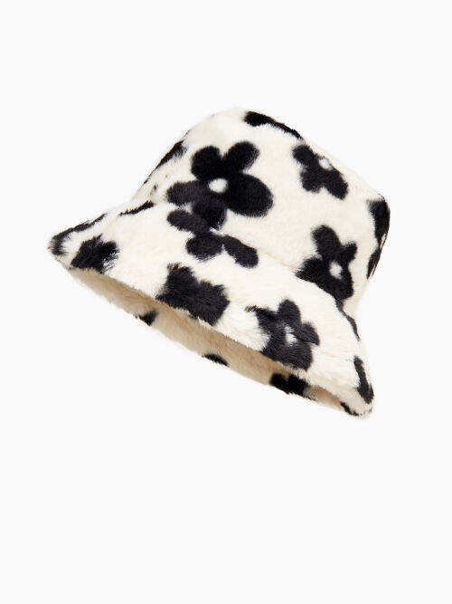Cider Floral Fluffy Bucket Hat | Lazada.co.th