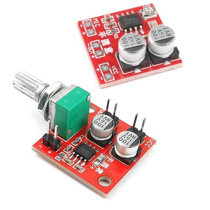 DC4-12V LM386 Electret Microphone Amplifier Microphone Pickup Module ...
