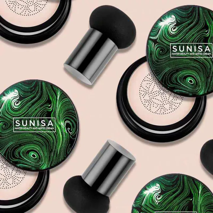 SUNISA BB Cream Foundation Waterproof Original Air Cushion Natural ...