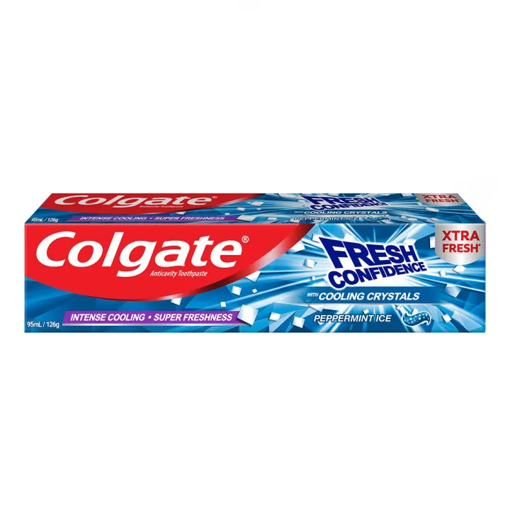 Colgate Fresh Confidence Peppermint Ice Toothpaste for Fresh Breath ...