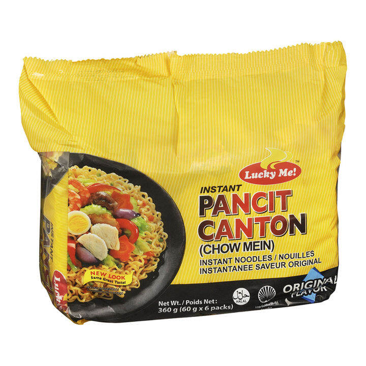 Lucky Me! Original Flavor Instant Pancit Canton 6pcs | Lazada PH