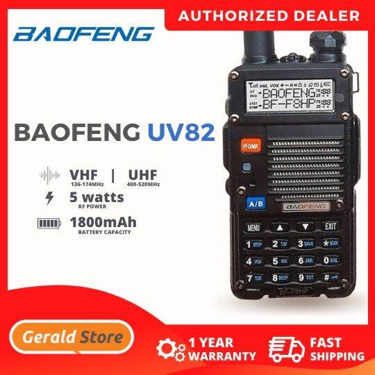 Baofeng Philippines UV82 Dual Band Dual PTT Two Way Radio | Lazada PH